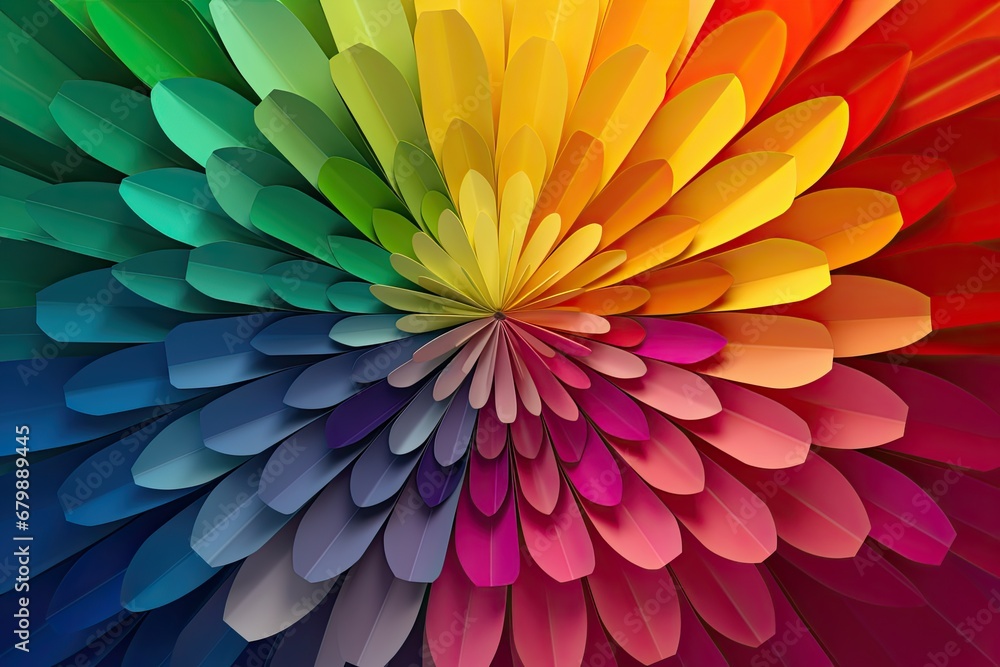 Stylish Colored Backdrop: The Color Wheel Finale Stock Photo | Adobe Stock