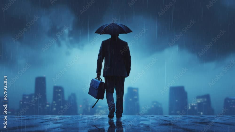 Seamless loop animation. People, Businessman Hailing a Cab, Standing ...