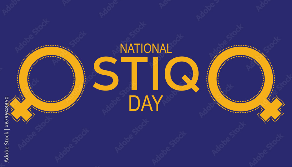 Vector illustration on the theme of National sexually transmitted ...