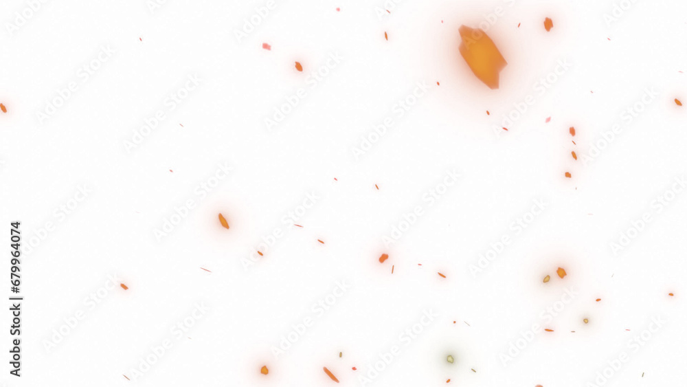 Poster fire embers or spark particles with transparent background ...
