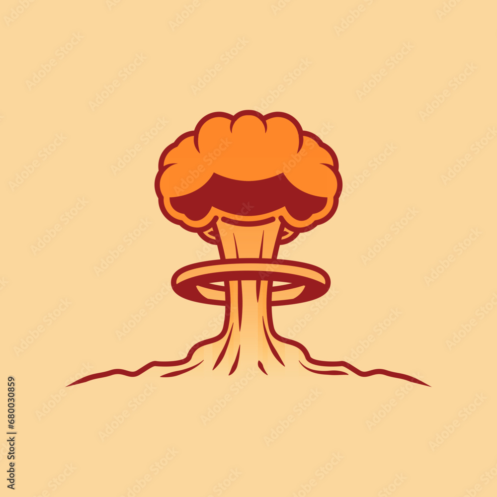 Atomic Bomb_01 Stock Vector | Adobe Stock