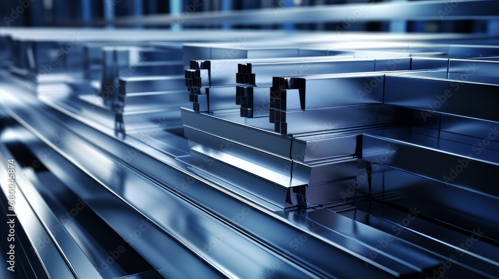 Detailed 3D rendering or illustration featuring gleaming steel and ...