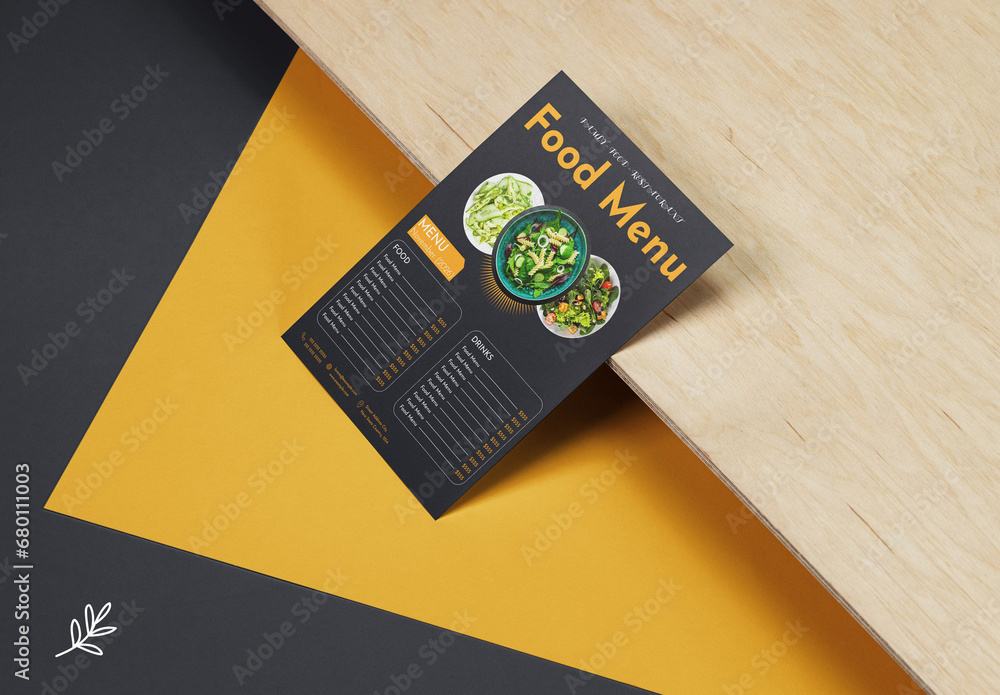 Food Flyer Layout Stock Template | Adobe Stock