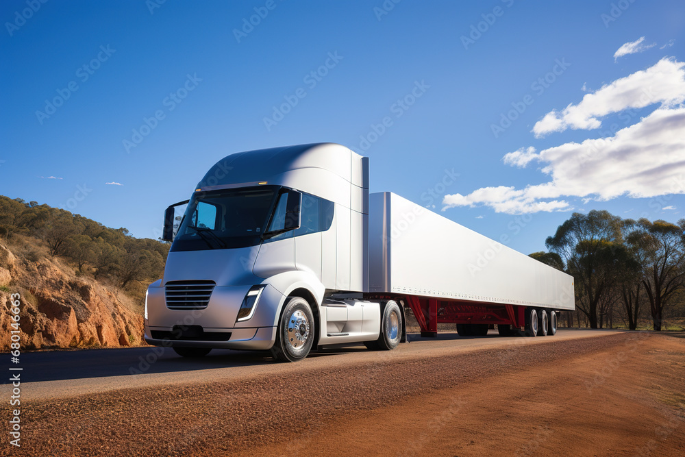 Tesla Semi is an all-electric battery-powered Class 8 semi-truck in ...