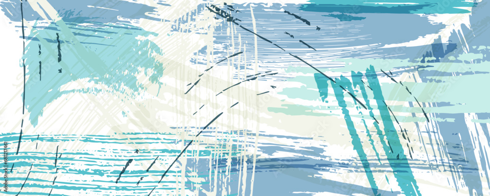 Seamless abstract background with patches of colored paint. Template ...