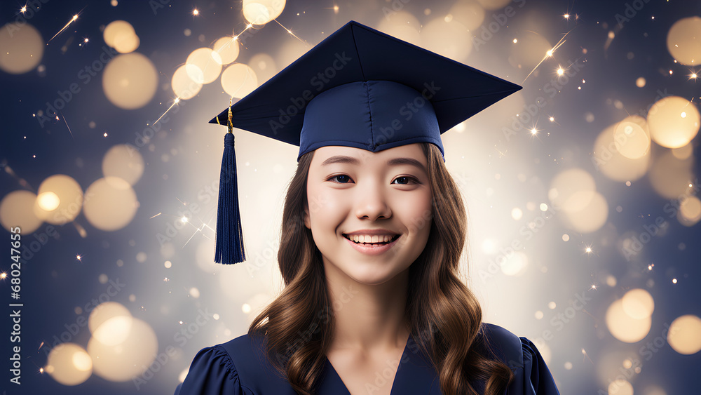 Happy Expression of Newly graduated student on the day of convocation ...