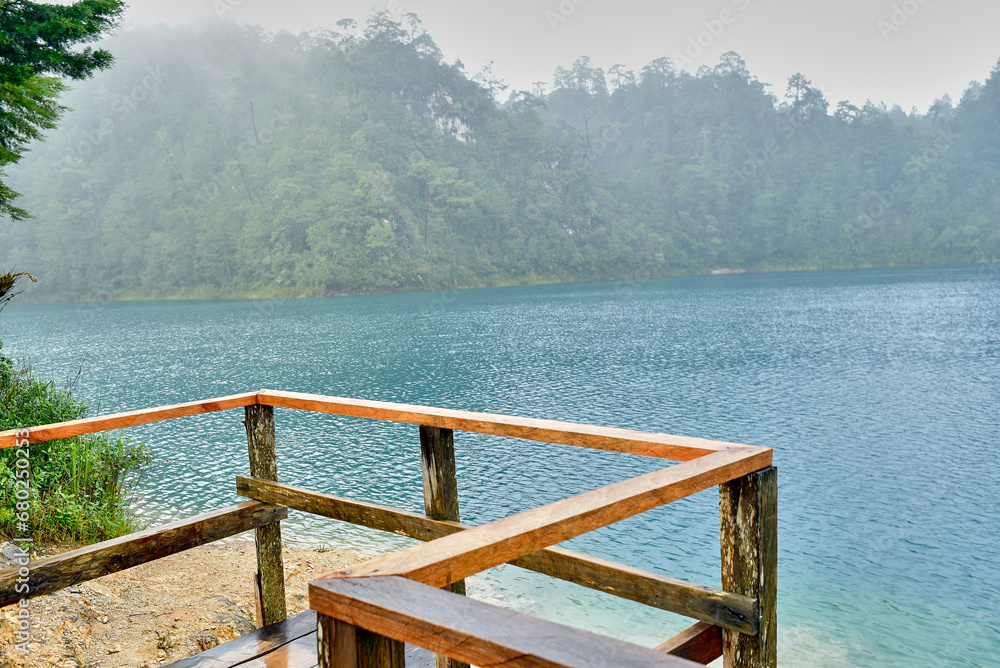 Foto de Laguna De Montebello, Chiapas, Nadar En El Paraíso, Balsas De ...