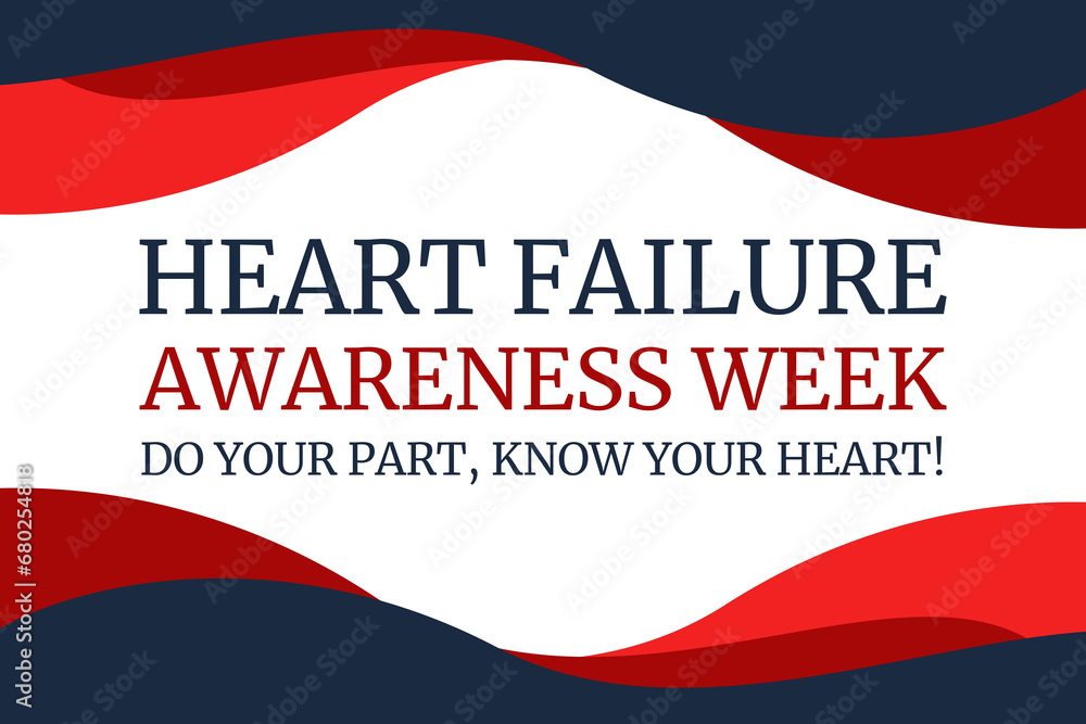 Heart Failure Awareness Week wallpaper with traditional border design ...