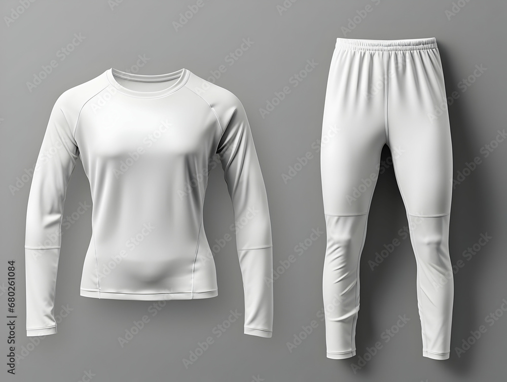 Woman fitness suit mockup, 3D woman fitness suit mockup presentation ...