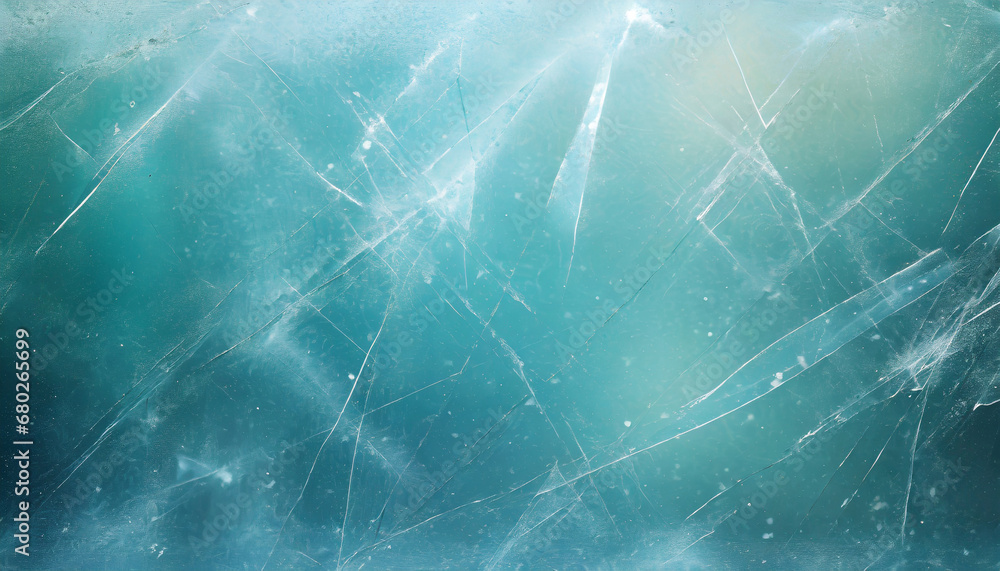 scratched ice background aged glass texture teal blue old window effect ...