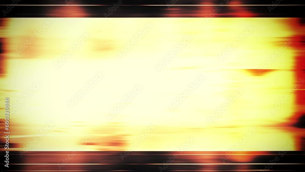 Horizontal vhs damaged tape animation frame overlay effect vídeo de ...