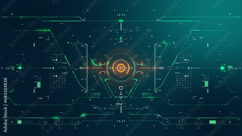 sci-fi futuristic advanced technology background 4k animation, animated ...