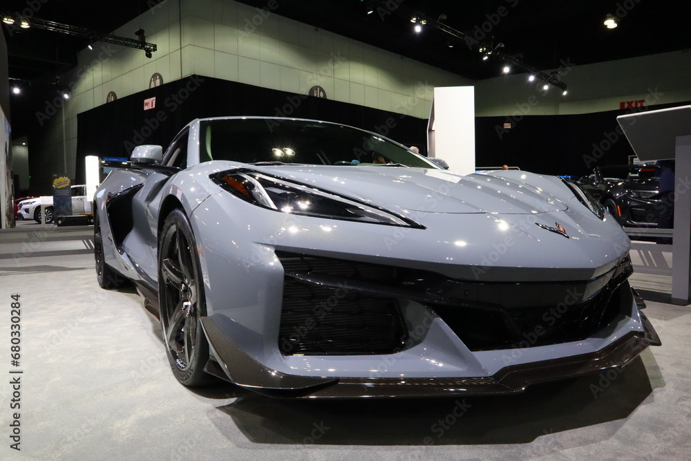 Los Angeles, California – November 17, 2023: CHEVROLET CORVETTE C8 Z06 ...