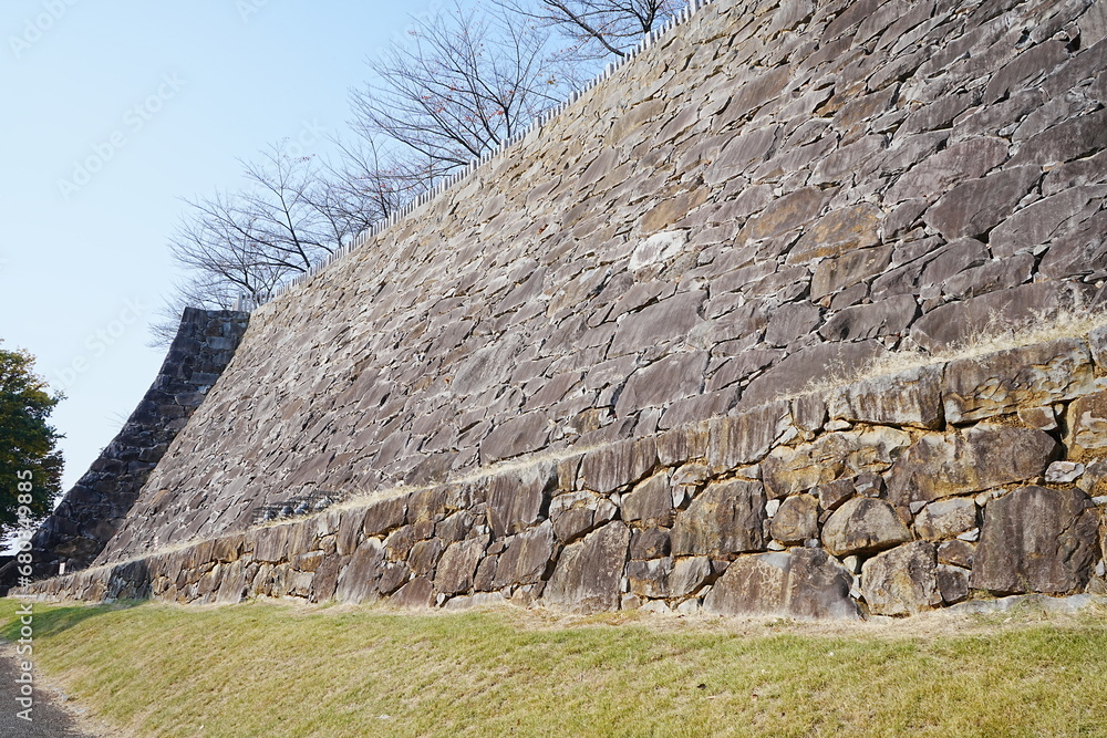 Maizuru Castle Park and Kofu Castle Ruins in Yamanashi, Japan - 日本 山梨県 ...
