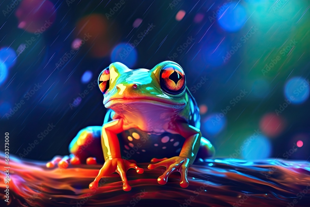 Frog Color: Blurred Background, Pattern, and Wallpaper with Smooth ...