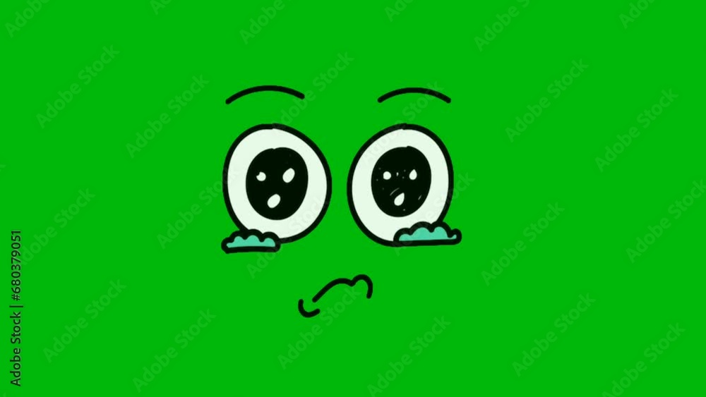 Vidéo Stock face expretions green screen animated videos , 3D Animation ...