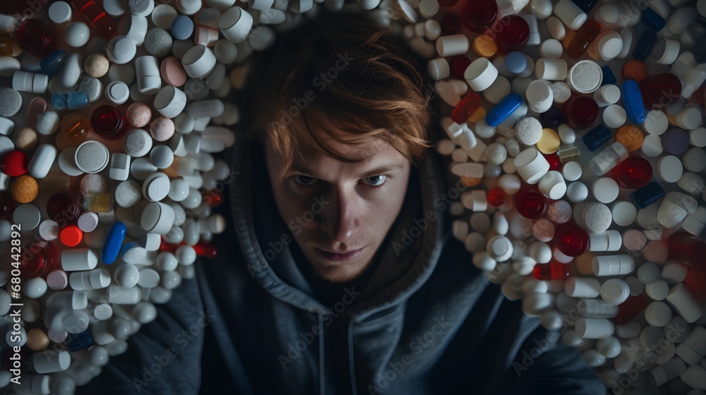 An individual is overwhelmed and sinking in various opioids and ...