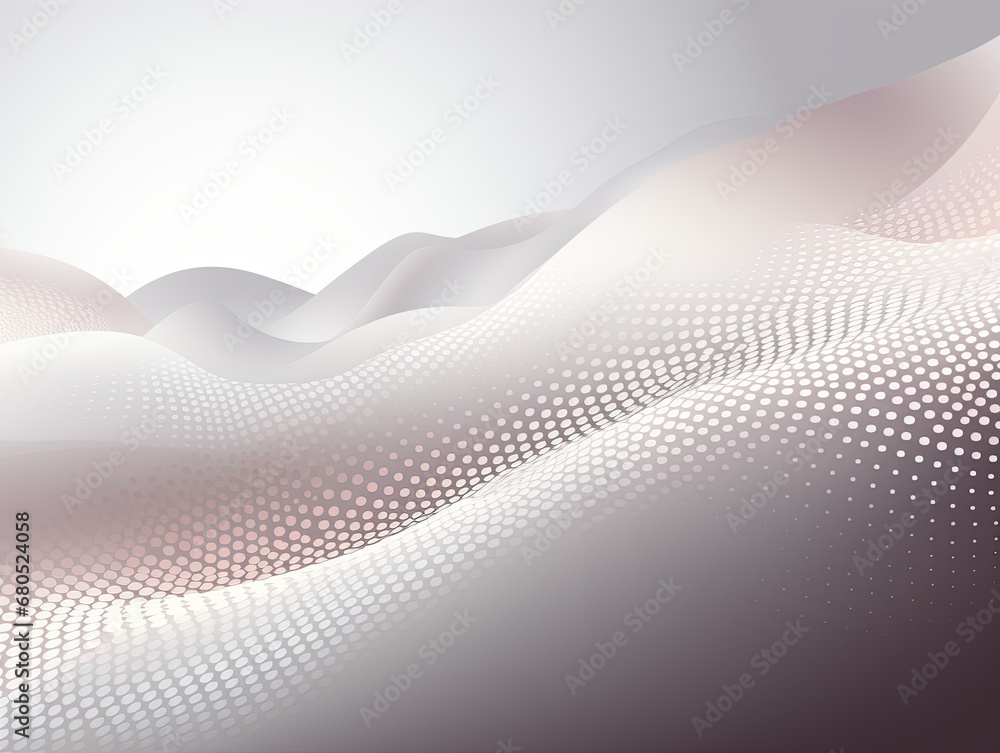 Modern faded banner with a geometric dots texture in a halftone dynamic ...