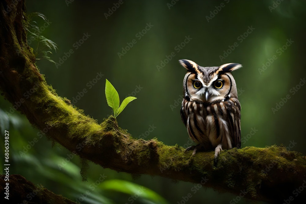 An enchanting scene unveiling the recently discovered Serendib scops ...