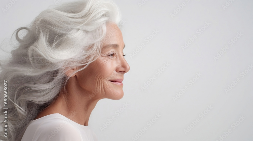 Old women face. Women's faces. Healthy Mature old lady close up ...