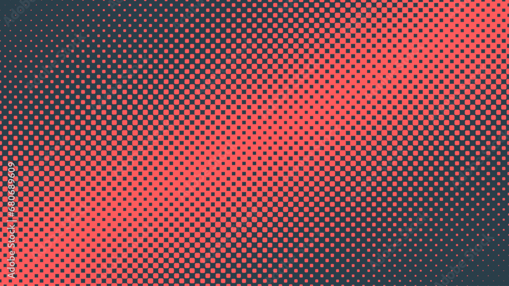 Checkered Halftone Pattern Vector Tilted Line Border Red Blue Abstract ...