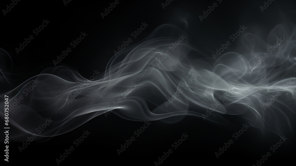 Thick and whispy smoke black background graphic resource, background ...
