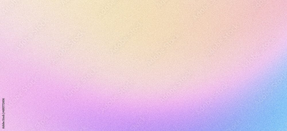 Purple yellow pink grainy gradient background retro noise texture ...