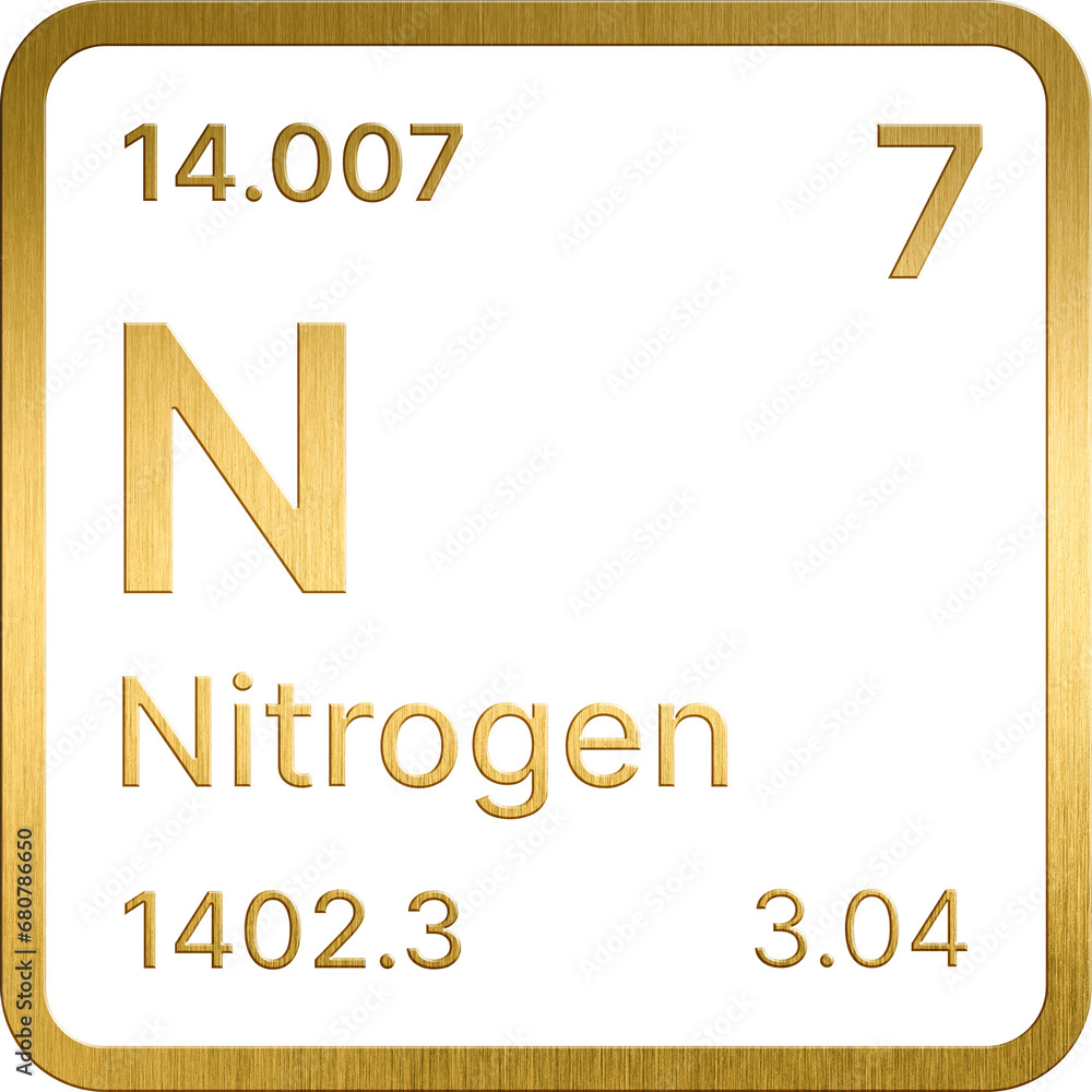 Golden 7. Nitrogen (N) Periodic table of the chemical elements ...