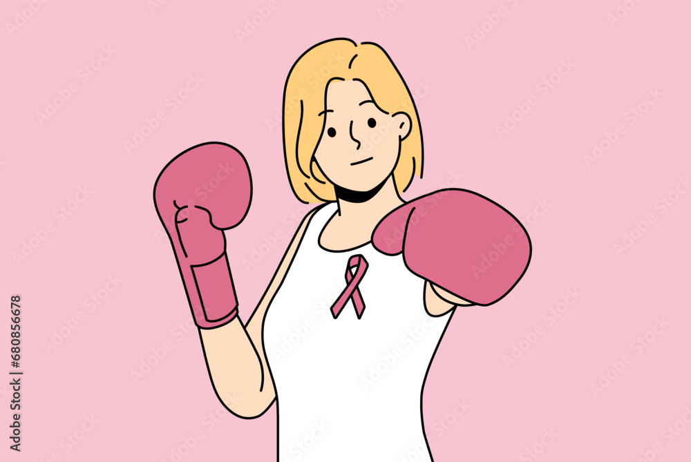 Woman fights cancerous tumor using boxing gloves and resisting ...