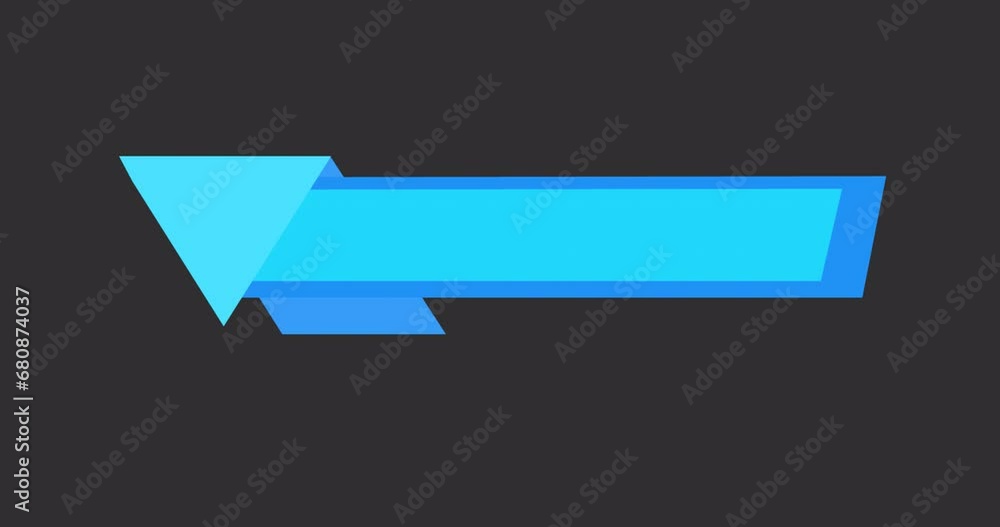 Cool modern designed lower third animation in 4K - Alpha Channel. Cool ...