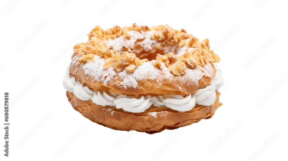 Paris Brest on white isolated on clear png background and transparent ...