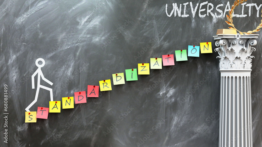 Standardization leads to Universality - a metaphor showing how ...