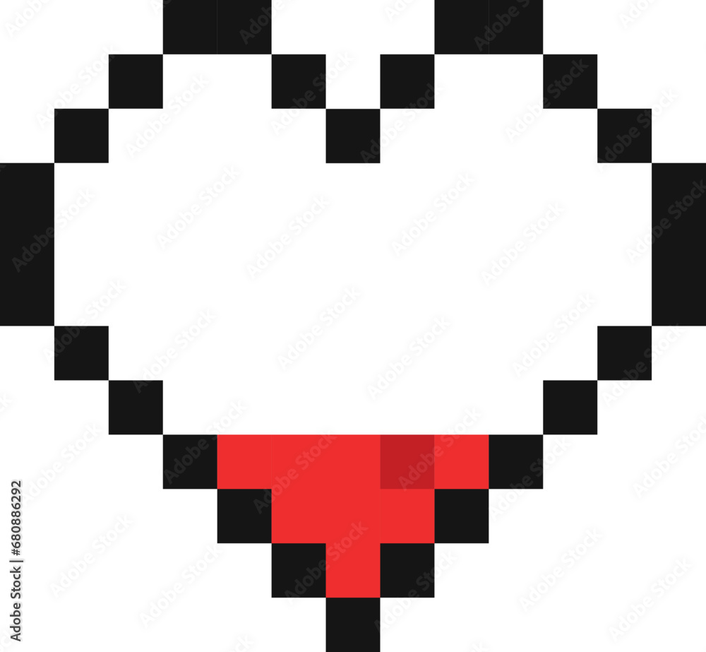 Pixel Heart, Pixel SVG, Pixel Heart svg, Game Over svg, Health Bar svg ...