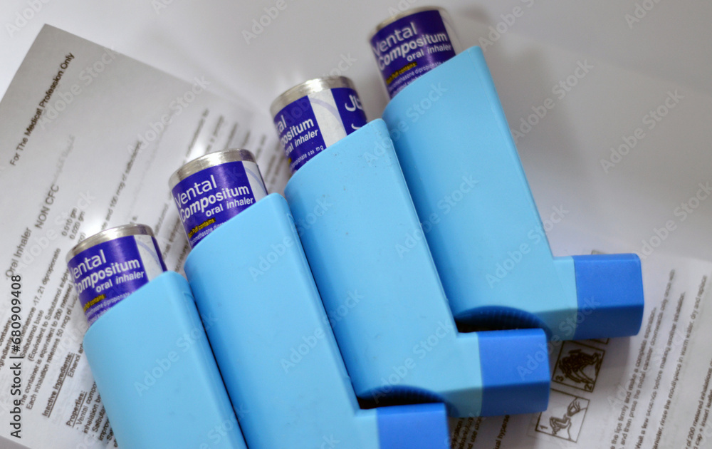 Cairo, Egypt, November 16 2023: Vental Compositum Oral Inhaler 200 ...