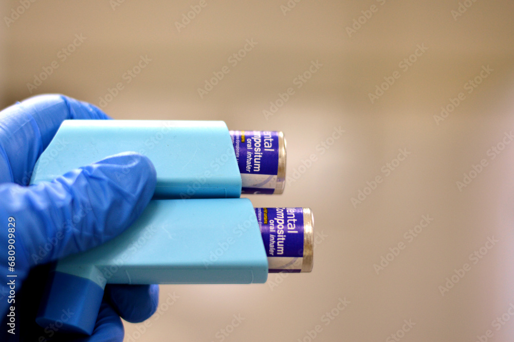 Cairo, Egypt, November 16 2023: Vental Compositum Oral Inhaler 200 ...
