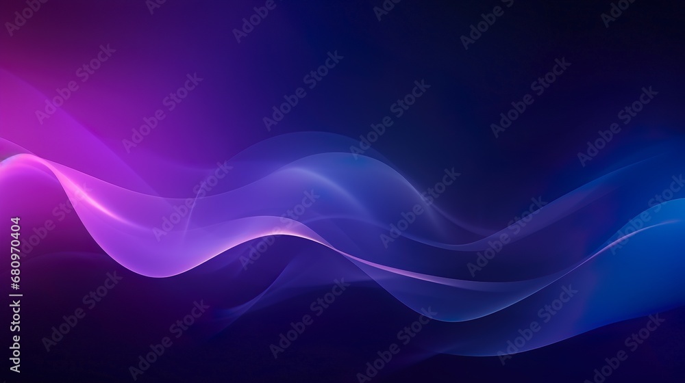 Iridescent liquid metal surface with ripples. Abstract fluorescent ...