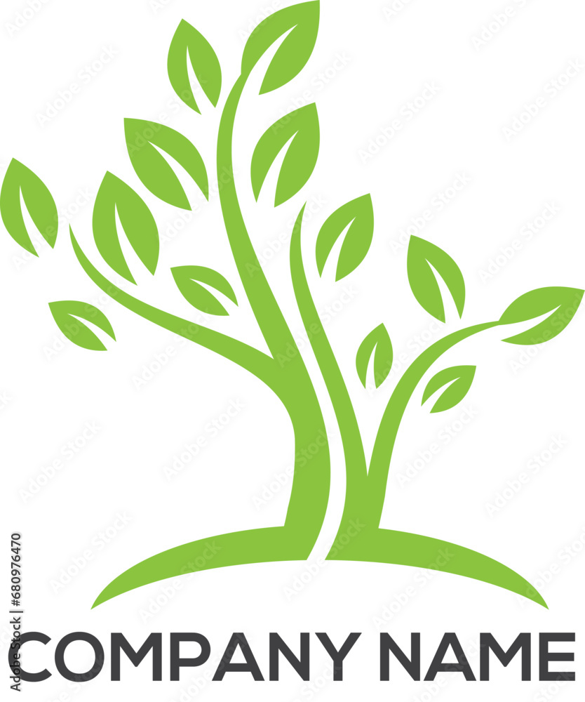 Tree logo and social design template, greening symbol , social logo ...