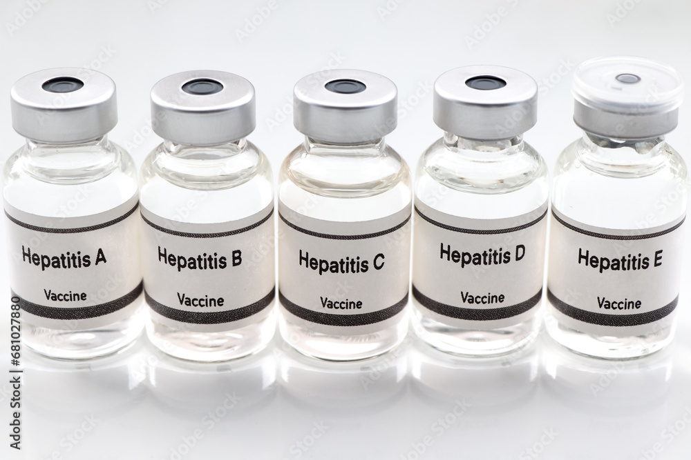 Hepatitis vaccine in a vial, immunization and treatment of infection Stock Photo | Adobe Stock