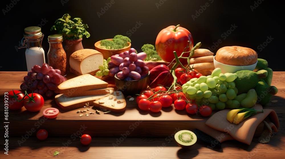 Fast food 3d realistic render vector icon set. Pizza, taco, hamburger ...