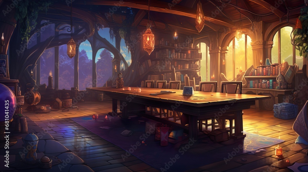 Underground dungeon, fantasy adventure tabletop role play game setting ...