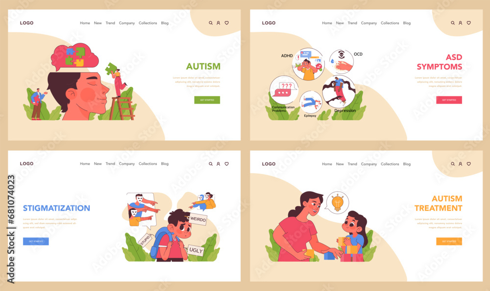 Autism awareness concept. A comprehensive look into Autism Spectrum ...