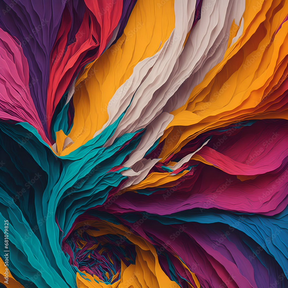 abstract colorful background. Music transformation into color symphony ...