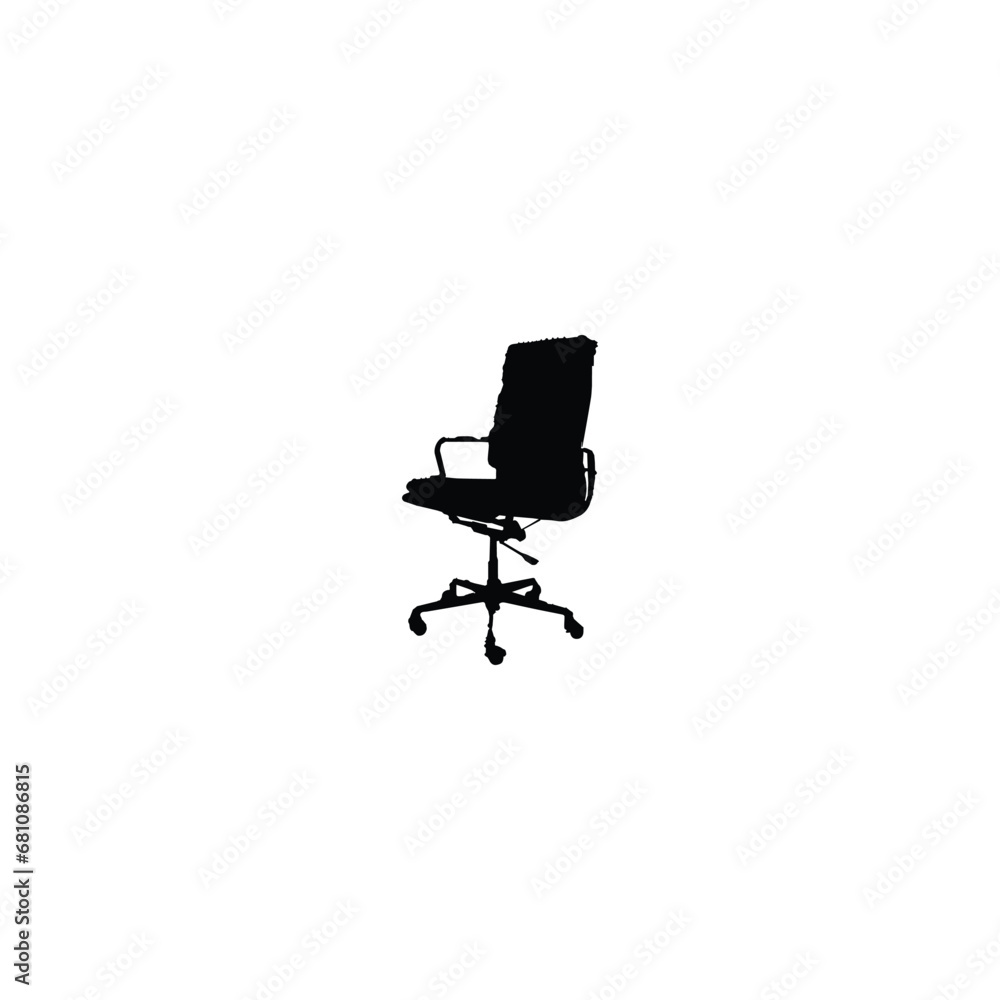 Office Chair icon. Simple style office furniture big sale poster ...