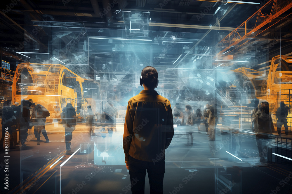 Interactive hologram: Person in an immersive augmented reality ...