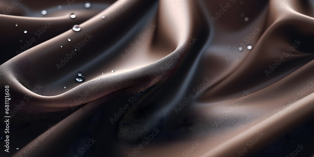 waterproof fabric with waterdrops. non woven fabric water texture ...