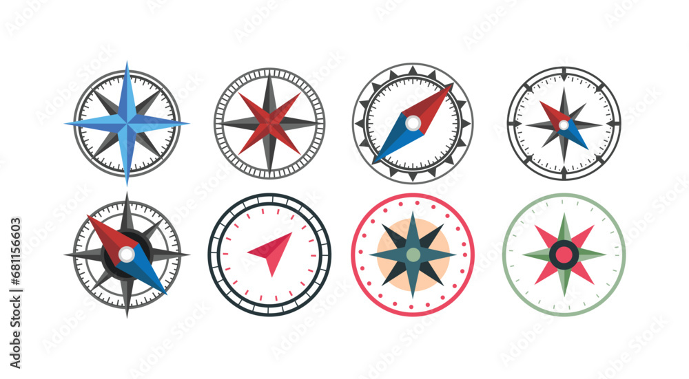 compass for ships, precise direction of the seas rivers and oceans ...