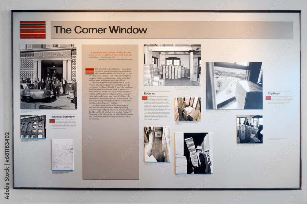 View of the Interior of the Sixth Floor Museum at Dealey Plaza in the ...