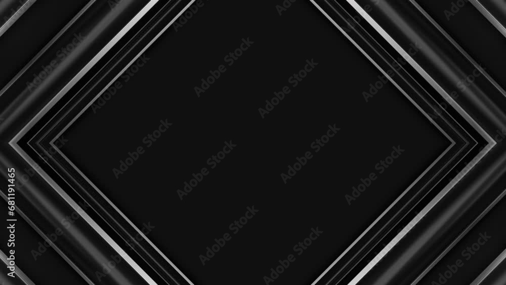 This stock motion graphic video of 4K Black Metallic Pattern with ...