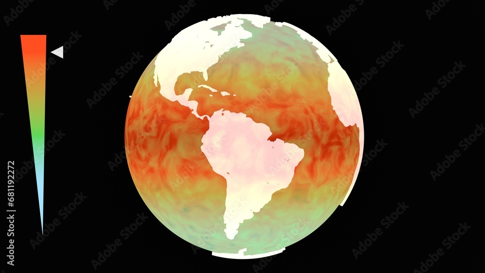global warming planet heat map 3d illustration. Can be used to ... global warming planet heat map 3d illustration. Can be used to ...