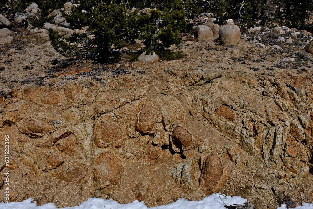 Spheroidal erosion is chemical weathering that affects jointed bedrock ...